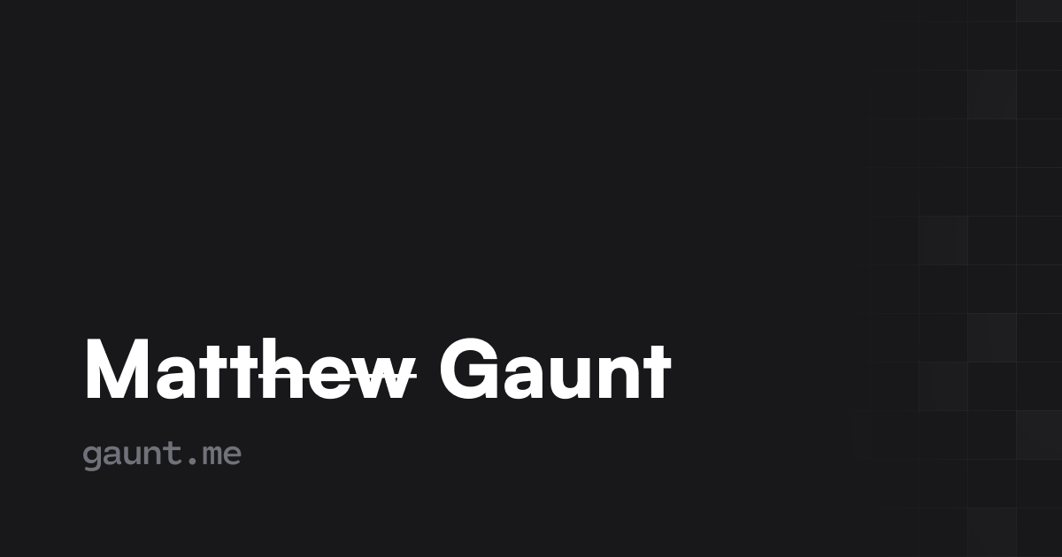 Matthew Gaunt